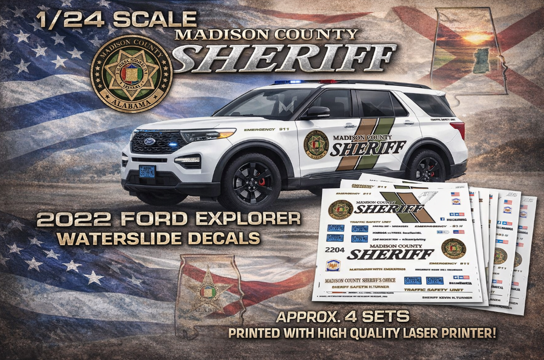 1/24 Scale Police Decals – BadBoys Creations